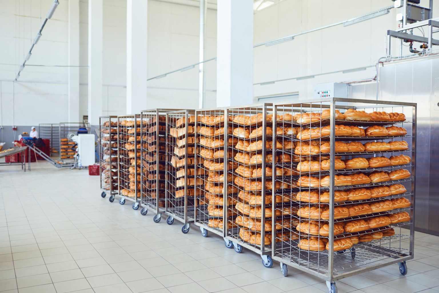 The bakery industry manufacturing process